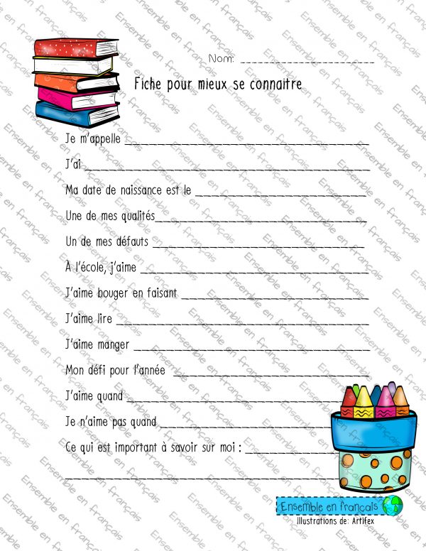 Matériel pédagogique gratuit – Ensemble en Français