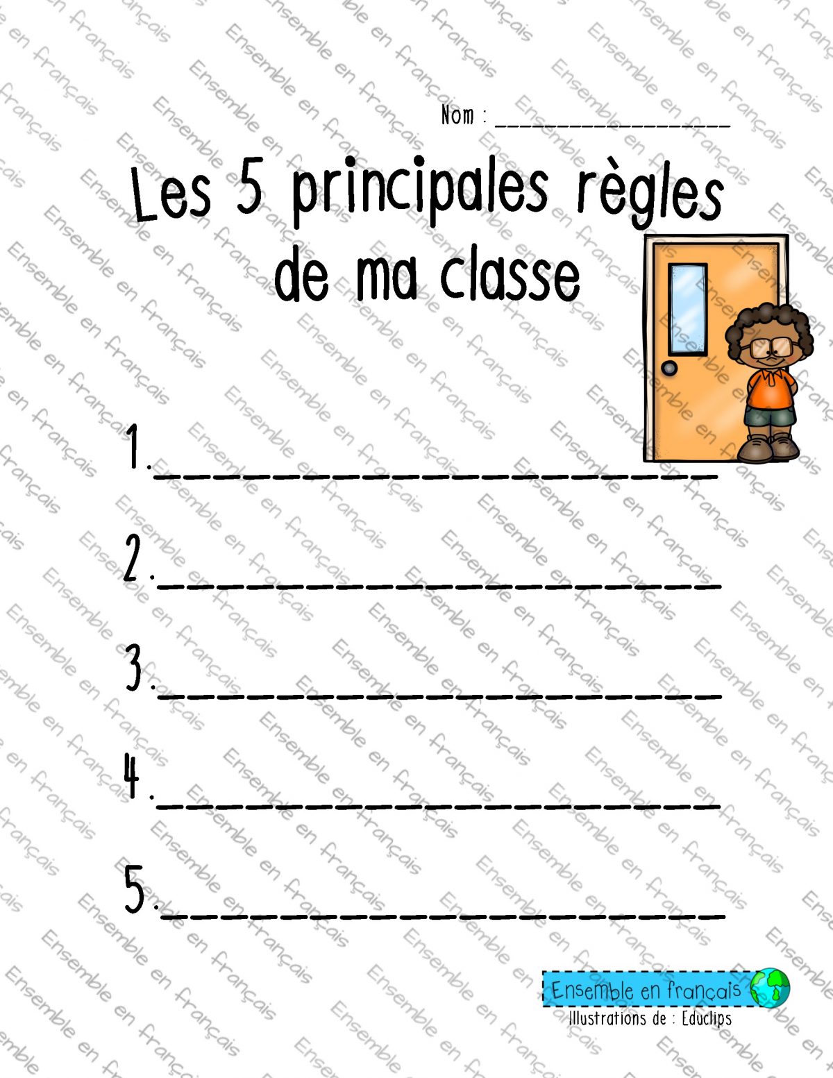 Matériel pédagogique gratuit – Ensemble en Français