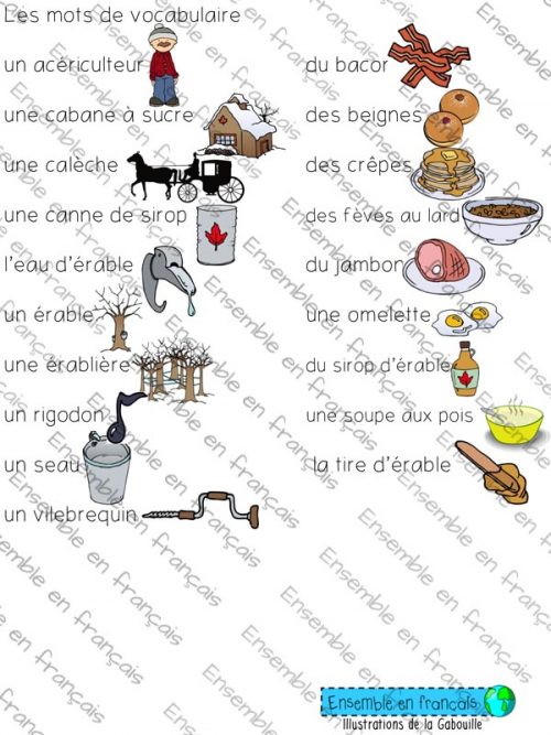 20. Cabane à sucre – Page 3 – Ensemble en Français