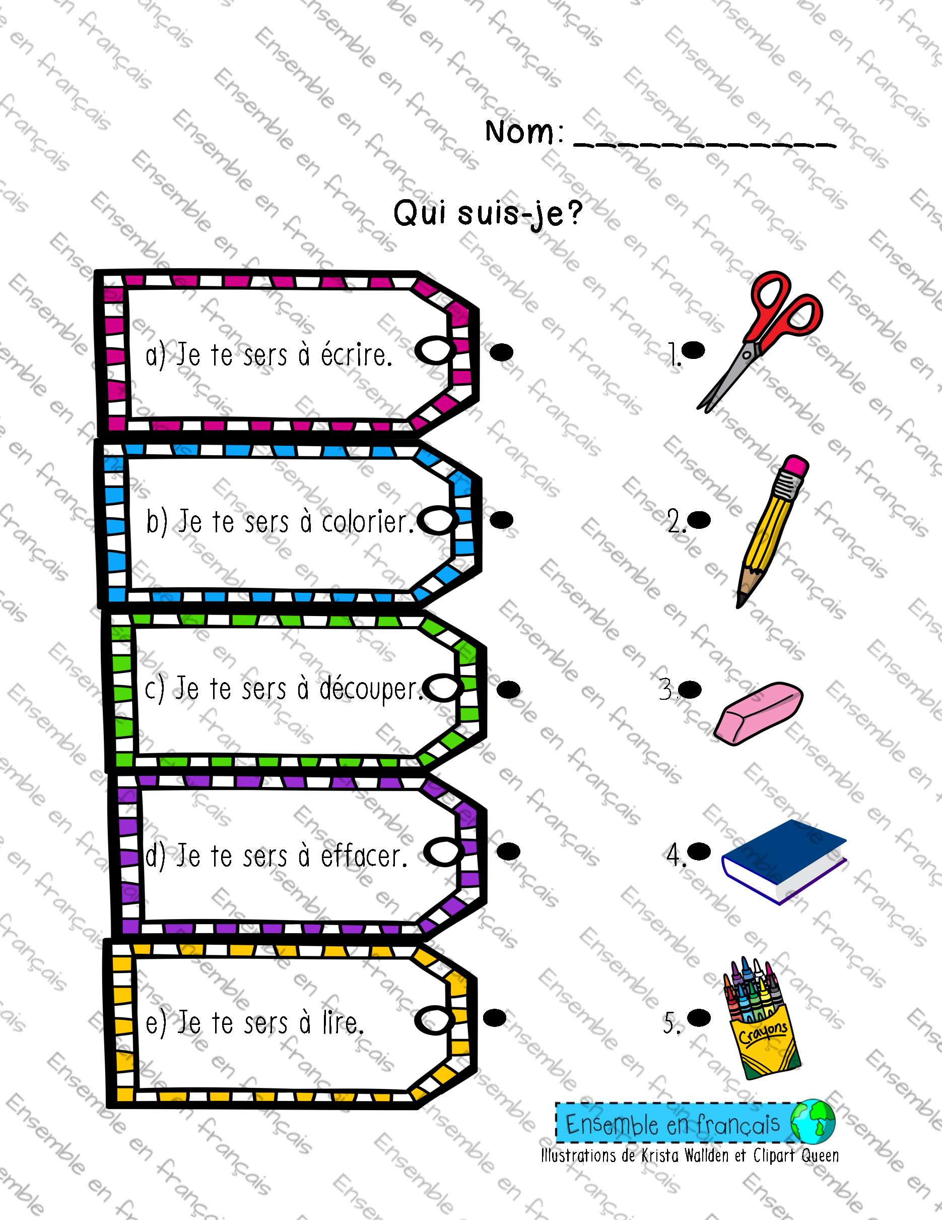 Matériel pédagogique gratuit – Ensemble en Français